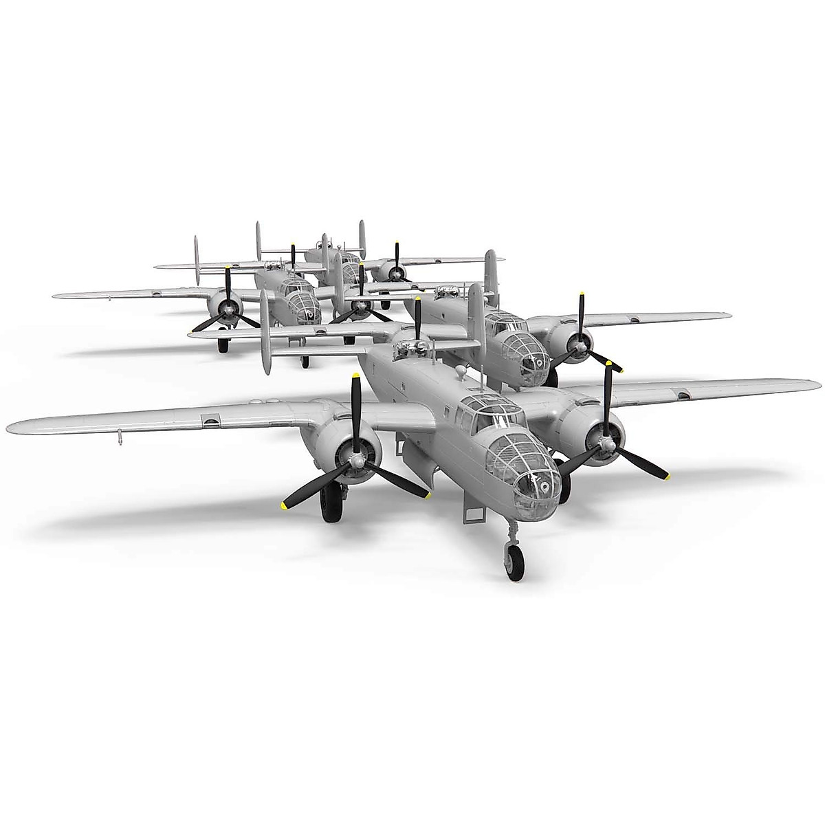 Airfix North American B-25B Mitchell 1:72 WWII Military Aviation Plastic Model Kit A06020, Assorted