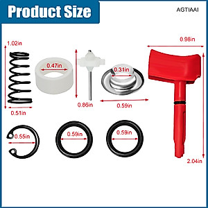 2135-K303 Air Inlet Kit Parts and Trigger Assembly For Ingersoll Rand 2115TIMAX Impact Wrench