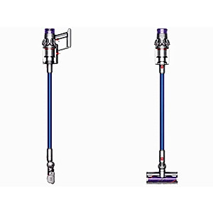 Dyson V10 Allergy Cordless Stick Vacuum Cleaner: 14 Cyclones, Fade-Free Power, Whole Machine Filtration, Hygienic Bin Emptying, Wall Mounted, Up to 60 Min Runtime, Blue