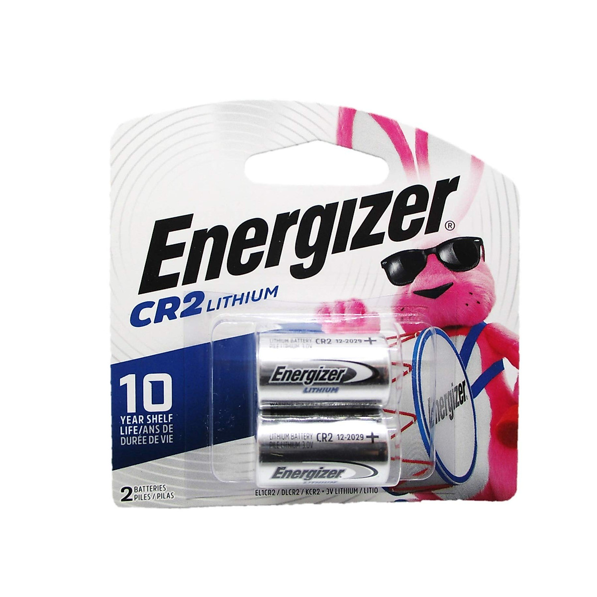 Energizer CR2 Lithium Battery, Pack of 2