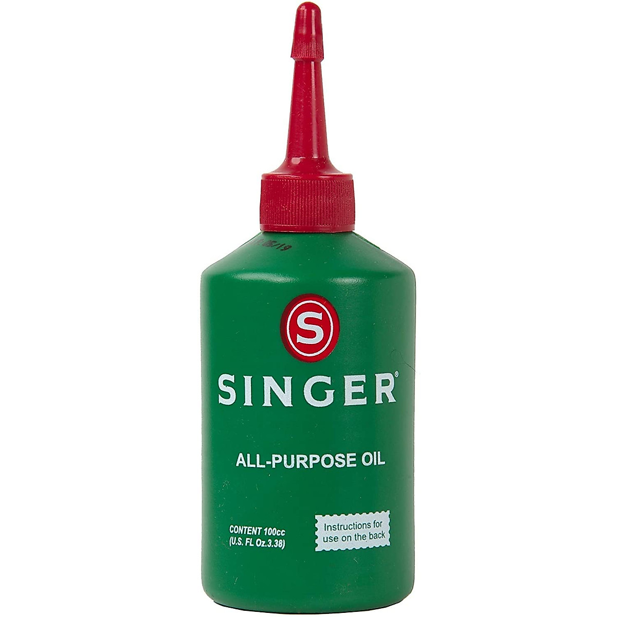 Singer All Purpose Sewing Machine Oil, 3.38-Fluid Ounce, and 10 Counts of Singer Sewing Machine Needles 2020 Red Band Size 14/90 Bundle with Inceler Brand Plastic Bobbin