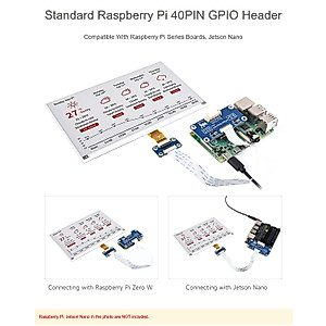 New 7.5 inch E-Ink Display e-Paper HAT (B) Three-Color Resolution 800×480 SPI Interface for Raspberry Pi 4 3 2 Zero W WH Jetson Nano @XYGStudy