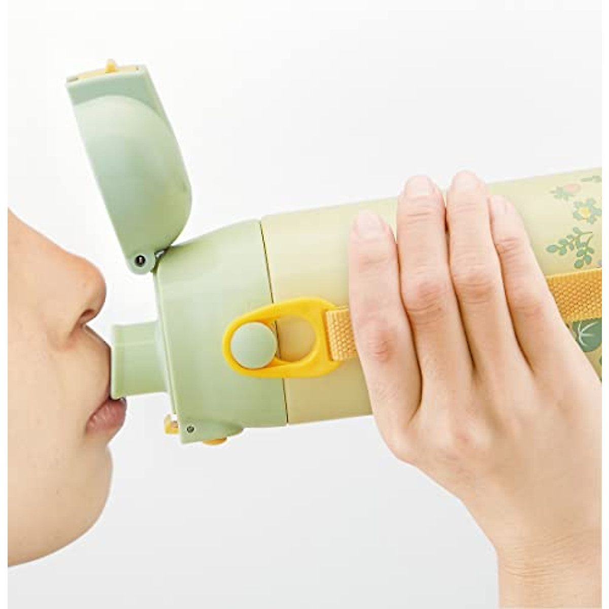 Skater SDC6N-A My Neighbor Totoro Sanpomichi Ghibli Children's Stainless Steel Water Bottle, Direct Drinking 20.9 fl oz (580 ml)