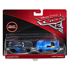 Disney Pixar Cars 3 Jackson Storm & Danny Swervez Die-Cast 2-Pack