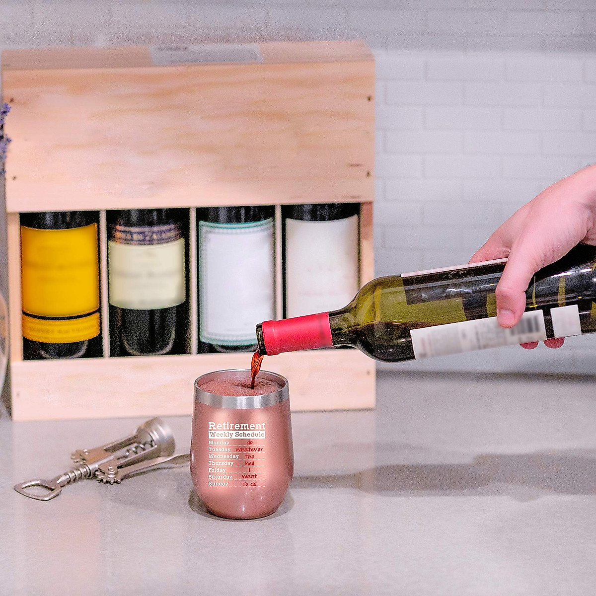 NewEleven Retirement Gifts For Women 2024 - Happy Retirement Party Decorations - Coworker Leaving Gifts, Farewell Gifts, Goodbye Gifts For Coworkers, Friends - 12 Oz Tumbler