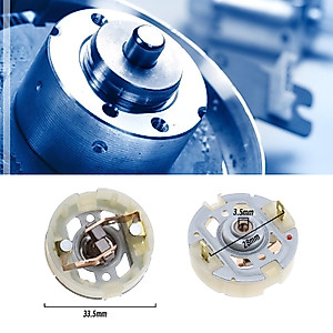 Create idea 2x RS550 Motor Carbon Brushes Holder and 4x Carbon Brushes Compatible with BOSCH Compatible with MAKITA Compatible with DEWALT Suitable for RS550 Micro Motor