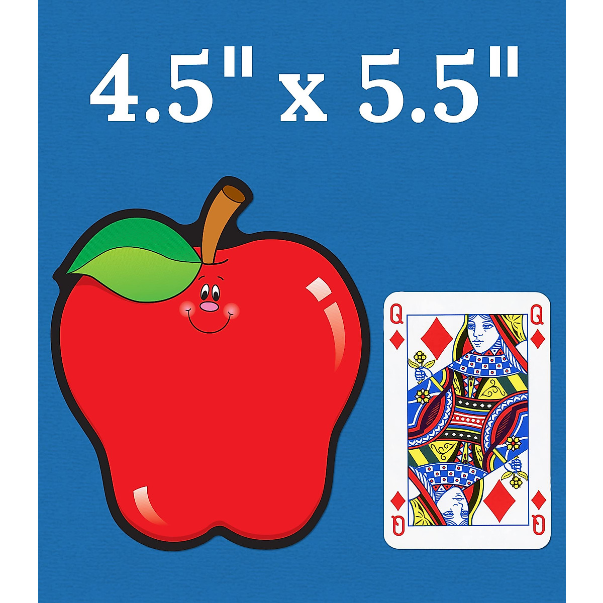 Carson Dellosa Fall Apples Cutouts, 36 Apple Cutouts for Bulletin Board and Classroom Décor, Seasonal Classroom Cut-outs, Fall Cutouts for Classroom Bulletin Board Decorations and Fall Décor