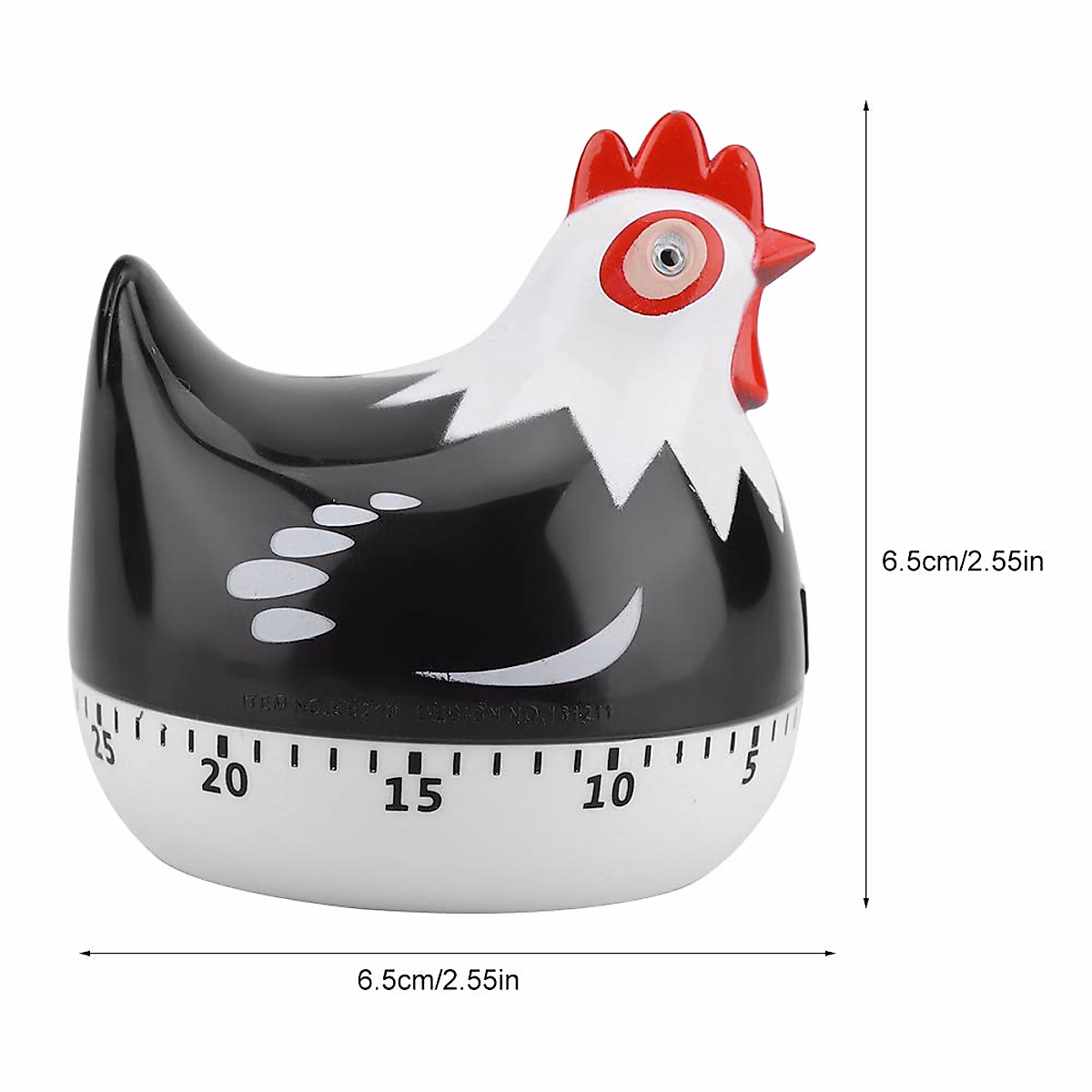 Kitchen Timer Reminder Cooking Countdown Timer for Cooking Baking Timer(Black)