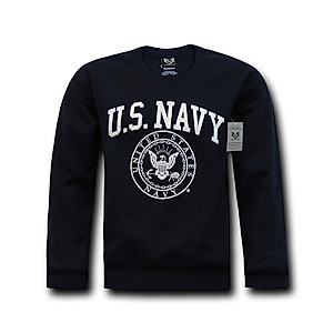 Rapiddominance Navy Crewneck Sweatshirt, Navy, Large