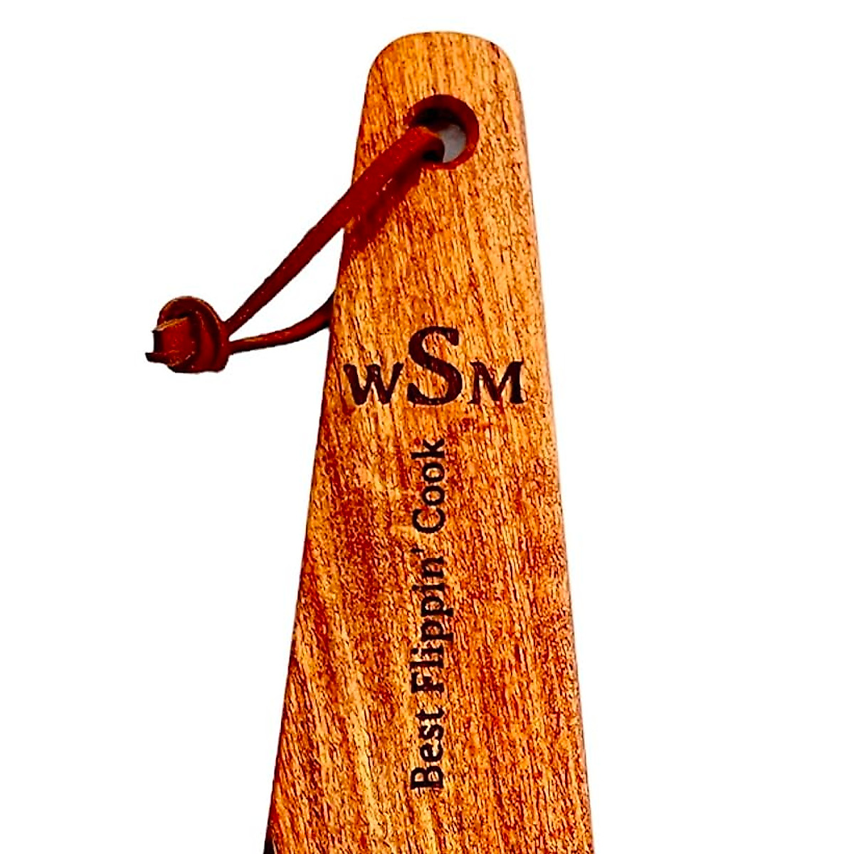 COWBOY SPATULA Mesquite Wood - Handmade in Texas, Made in USA, Perfect for cast iron cookware, steel cookware, nonstick cookware, Personalize it with a Monogram or Engraving!