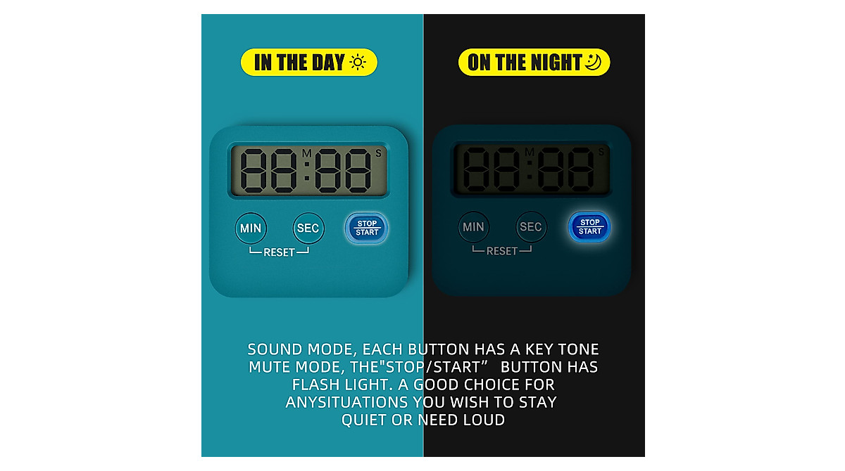 Silent Classroom Timer for Kids - 2 Pack AOUCE