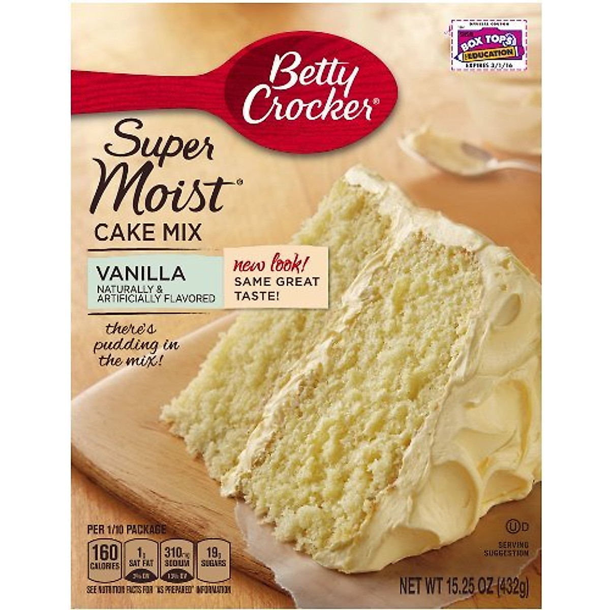 Betty Crocker Super Moist Vanilla Flavored Cake Mix(2-pack)