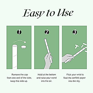 20Pack Colorful Confetti Wands Tissue Paper Flick Flutter Sticks for Wedding Celebrations, Anniversary, Birthday Party, 7.8inch Confetti Popper