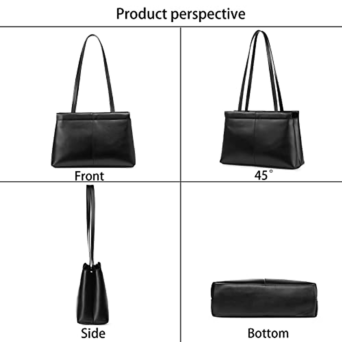 E&E&E Shoulder Bag for Women Mini Purse Soft PU Leather Handbag for Work and Shopping Cute Messenger Bag Tote Bag