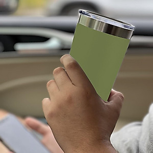 LaserGram 16oz Vacuum Insulated Pint Tumbler, ST Surgical Technologist, Personalized Engraving Included (Camo Green)