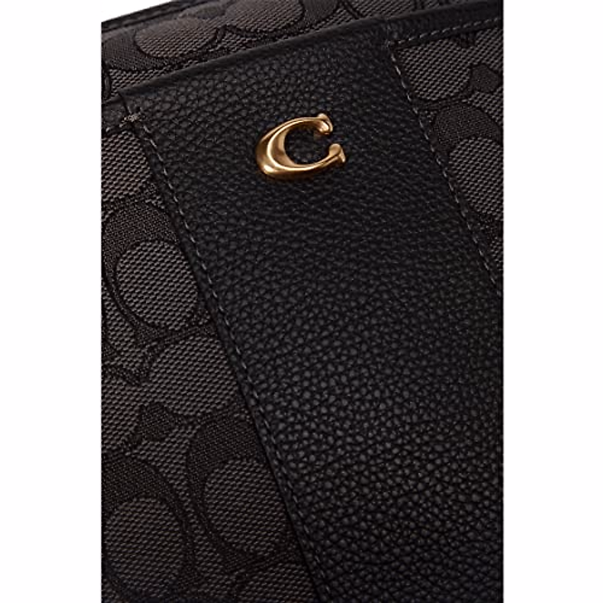 COACH Box Program Signature Jacquard Kitt Smoke/Black One Size