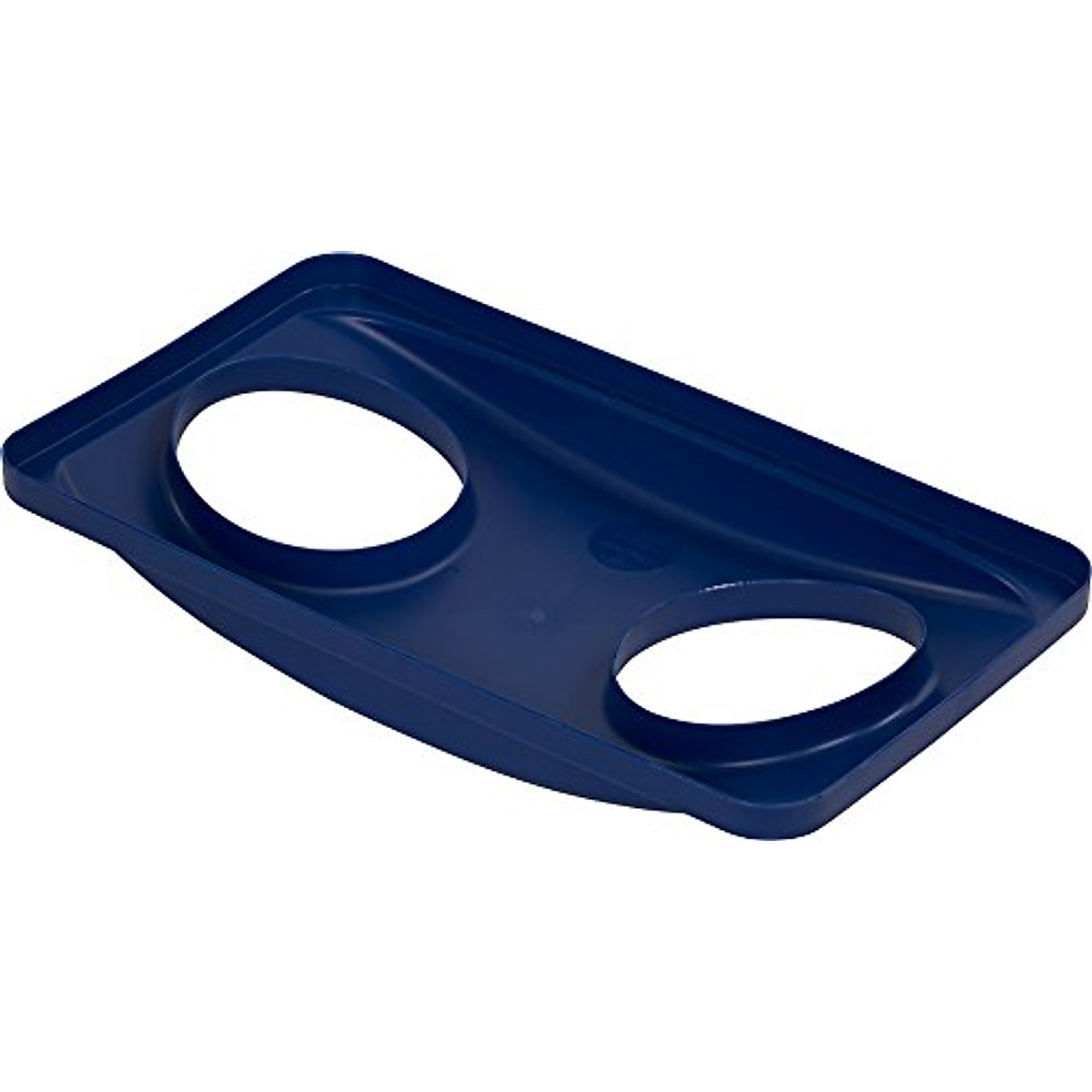 Carlisle FoodService Products 342027REC14 TrimLine Plastic Bottle/Can Recycle Lid, 12" Length x 12" Width x 6" Height, Blue, for 343023REC and 342015REC Containers