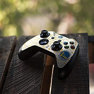 Skinit Decal Gaming Skin Compatible with Xbox One Elite Controller - Officially Licensed NBA Golden State Warriors Historic Blast Design