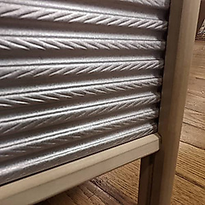 Lehman's Rub A Dub Mini Laundry Clothes Washboard Tin Spiral Crimp Wood Frame