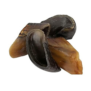 Full-Size Cow Hooves for Dogs (25 Pack) | All-Natural Long Lasting Dog Chews | Made from Grass Fed Cattle | Tasty Treat for Oral Hygiene | Fantastic Alternative for Rawhide and Bully Sticks