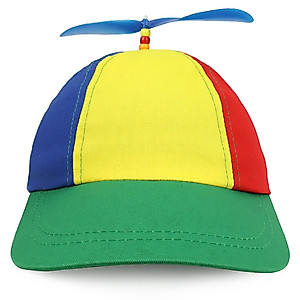 Armycrew Cotton Adult Multi-Color Propeller Helicopter Unstructured Baseball Cap - Multicolor