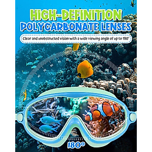 Rantizon Kids Swim Goggles 2 Pack, Wide View Swimming Goggles for Child 3-15, Anti Fog&UV No Leaking Goggles for Boys Girls