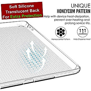 iPad Mini 5 7.9 Inch 2019 [ Mini 5th Gen ] A2133 A2124 A2126 A2125 Smart Trifold Lightweight Soft Silicone Transparent Front & Back Cover - Copper Golden