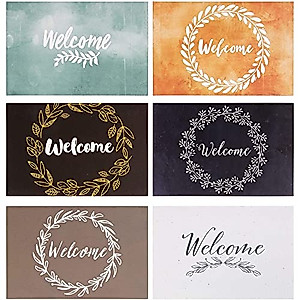 Juvale 48 Pack Bulk Welcome Note Cards with Envelopes for Guests, Employees, Business, Floral Design, Blank Interior (4x6 In)