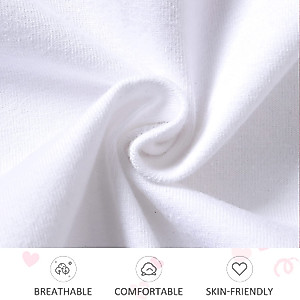 fioukiay 0-3 Months Baby Girls Valentine's Day Clothes Little Girls My First Valentine's Day Outfits Clothing Set (Red, 0-3 Monts)