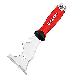 Goldblatt 9-in-1 Drywall Paint Scraper, Stainless Steel Putty Knife Scraper