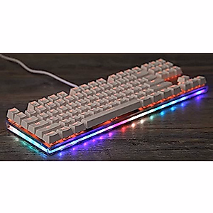 XYLXJ Mechanical Gaming Keyboard RGB LED Rainbow Backlit Wired Keyboard