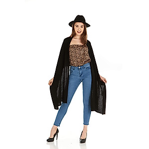 Manio Cashmere 100% Cashmere Knitted Wrap Pashmina Shawl Extra Large Scarf Stole for Women Travel