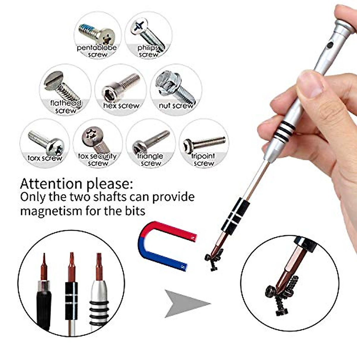 Kaisi 70 in 1 Precision Screwdriver Set Professional Electronics Repair Tool Kit with 56 Bits Magnetic Driver Kit, Anti Static Wrist Band, Spudgers for Tablet, Macbook, PC, iPhone, Xbox, Game Console