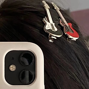 Y2K Pink Hair Clips Set, Hollow Out Star Heart Hairpin Punk Snake Cross Guitars Headwear Cute KT cat Accessories Styling Tools Gifts for Women Girls(12pcs)