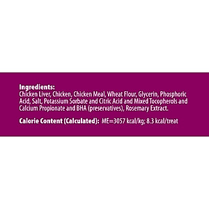 Bil-Jac Dog Treats - Original Recipe Chicken Liver Soft Puppy Training Treat Rewards, 20oz Resealable Double Zipper Pouch (3-Pack)