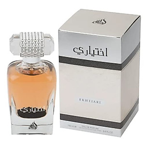 Ekhtiari for Women EDP - 100ML (3.4 oz) I Versatile floral-powdery composition I With notes: Bergamot, Peach, & Gardenia I Classic and Mysterious Womens scent I by LATTAFA PERFUMES