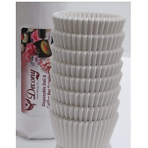 Cupcake Liners 500 pc. USA MADE - Fluted Cupcake Holder Cups for Baking Muffins, Brownies, Food-Grade, Odorless, Non-Stick, Quick-Release Paper - Fits Standard Pans, 2'' x 1.25 ",