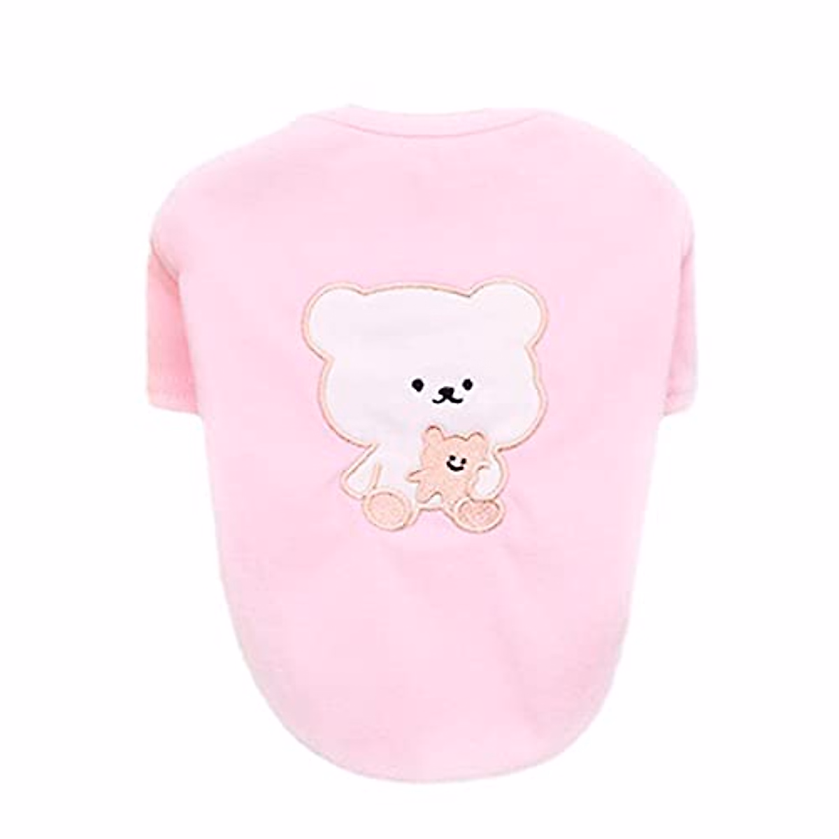 Autumn White Bear Sweater Pet Small and Medium Dogs Casual Cute Clothing Pet Clothes Cold Weather Sweater Coat Puppy Outfit Winter Warm Vest Apparel