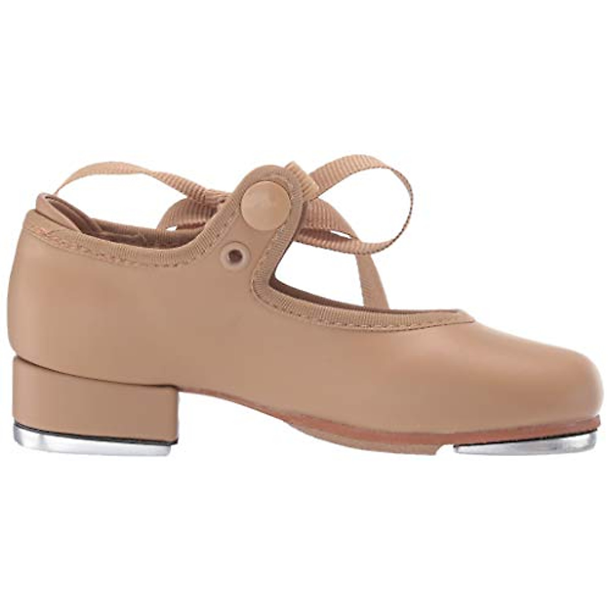 Bloch Girls Annie Tyette Dance Shoe, Brown Tan, 5 Toddler