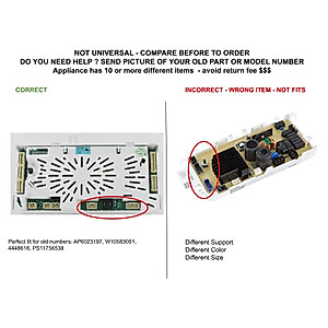 GLOB PRO SOLUTIONS PD00058848 WPW10583051 CKD2798 Control Module Replacement for and Compatible with Kenmore Kenmore Heavy Duty