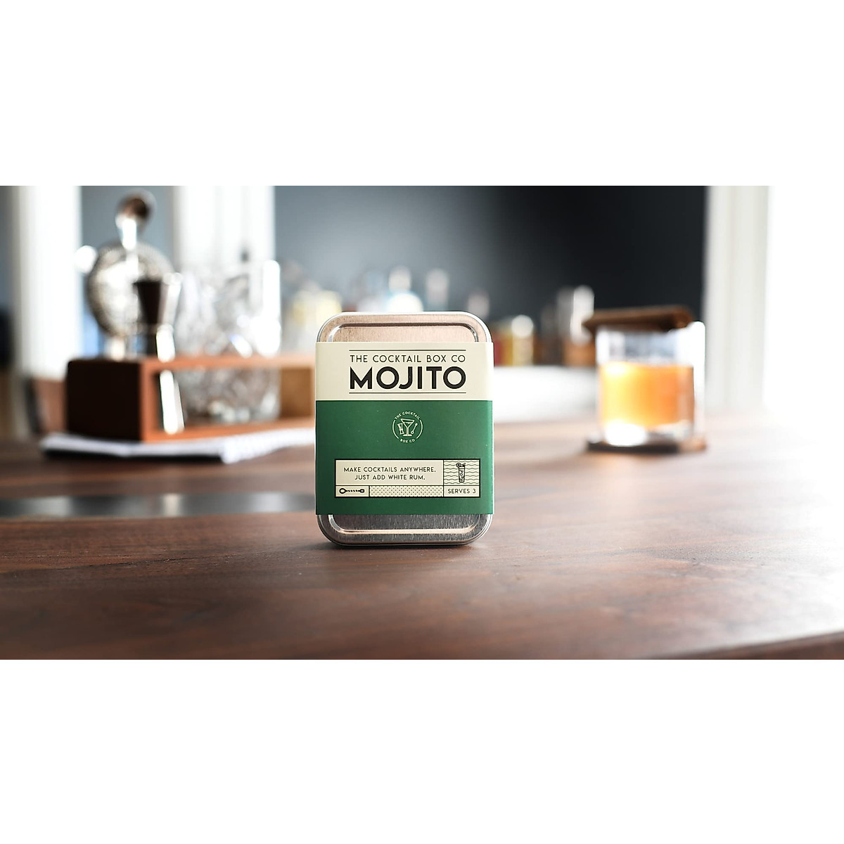 The Cocktail Box Co. Mojito Cocktail Kit - Premium Cocktail Kits - Make Hand Crafted Cocktails. Great Gifts for Him or Her Cocktail Lovers (1 Kit)