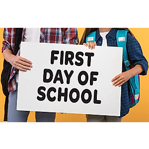 The Peel People Peel and Stick Letters and Numbers - Acid-Free, Non-Toxic, Use Indoors or Outdoors, Made in The USA, 115 4-Inch Stickers Included, Solid Black