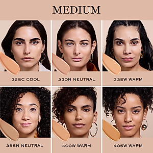 Lancôme Teint Idole Ultra Wear Care & Glow Serum Foundation with SPF - Medium Buildable Coverage & Natural Glow Finish - Up To 24H Wear - 405W