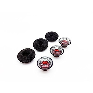 AVIMABASICS Voyager 5200 5220 Ear Tips - 3 Pack Medium Replacement Earbuds Eartips Eargels & Foams Set Compatible with Plantronics Voyager 5200 5220 Wireless Bluetooth Headset - Ultra Comfort