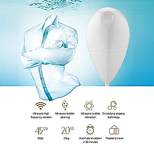 FTVOGUE Ultrasonic Washing Machine Portable Mini USB Automatic Washer Laundry Vegetable Cleaning Supplies