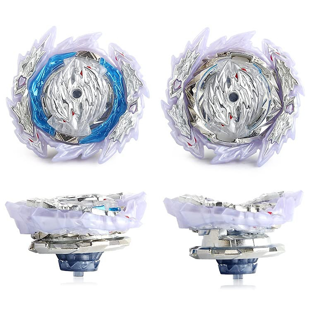 MUSTYBELT Bey Battling Top Burst Gyro Toy Set Toy Gift for Children Boys Ages 6 8 10 12+ Combat Battling Game 8 Burst Spinning Tops 2 Two Way Launchers Grip Starter