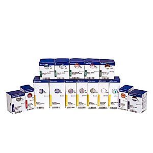 First Aid Only 700002 SmartCompliance General First Aid Kit Refill Medications, 237 Pieces