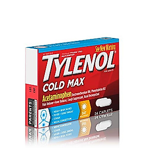 Tylenol Cold Multi-Symptom Relief Caplets, 24 Count