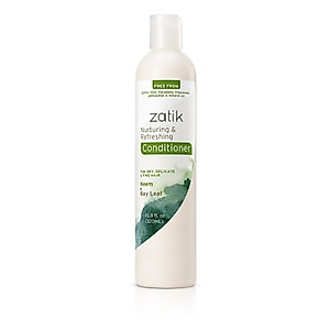 Zatik Naturals - Nurturing and Refreshing Conditioner with Neem and Bay Leaf, for Thinning hair, hair loss, Vegan, Bio-degradable, pH Balanced, FREE FROM EDTA, PEG, Parabens, fragrances, 10.8 fl oz.