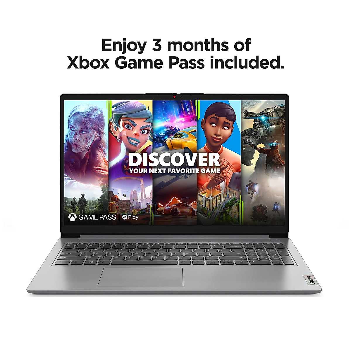 Lenovo IdeaPad 1i - (2023) - Everyday Laptop Computer - Windows 11-15.6" FHD - 4GB Memory - 128GB Storage - Intel Celeron N4500 - Cloud Grey